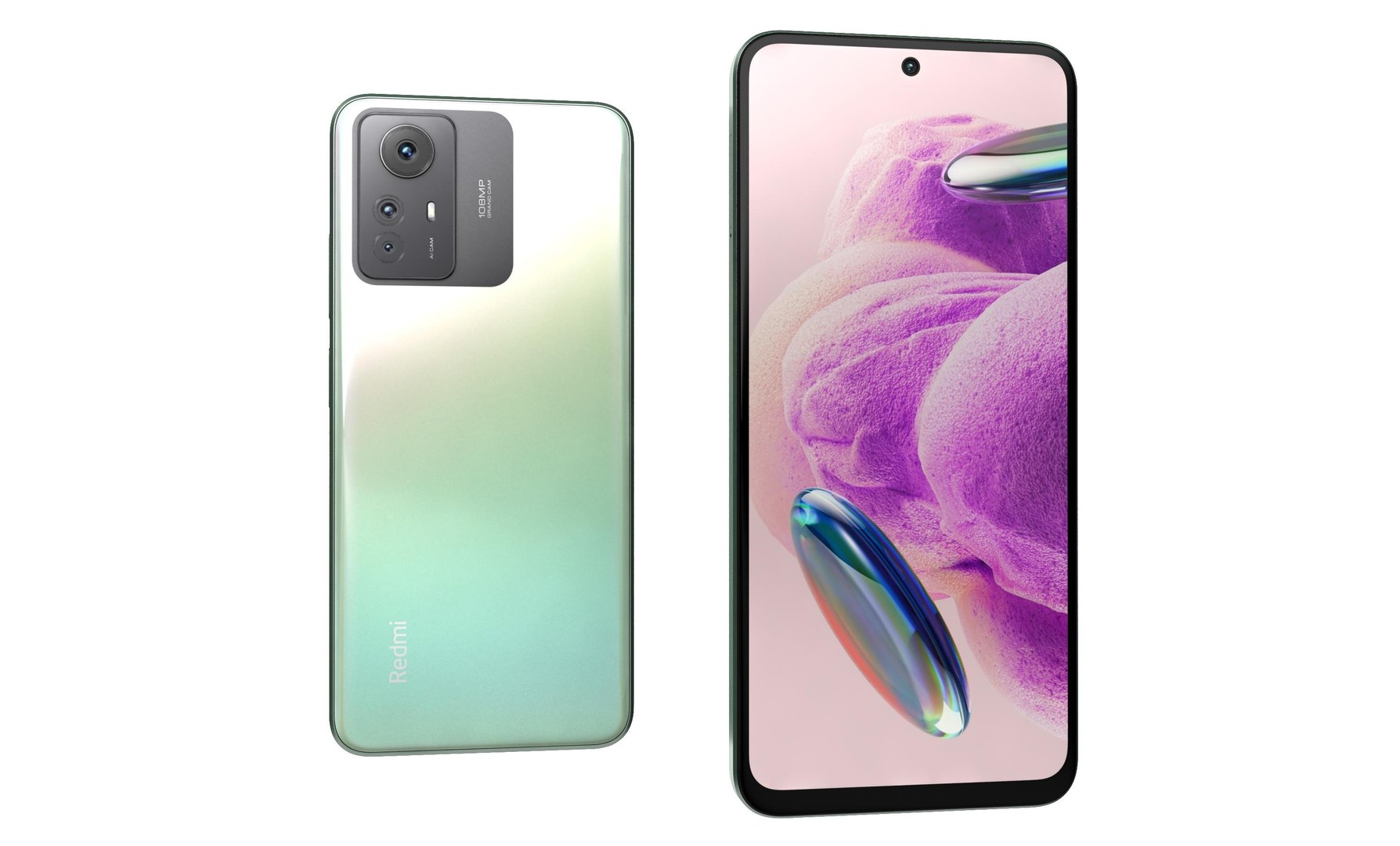 Xiaomi Redmi Note 12S Green 3D Model - TurboSquid 2064685
