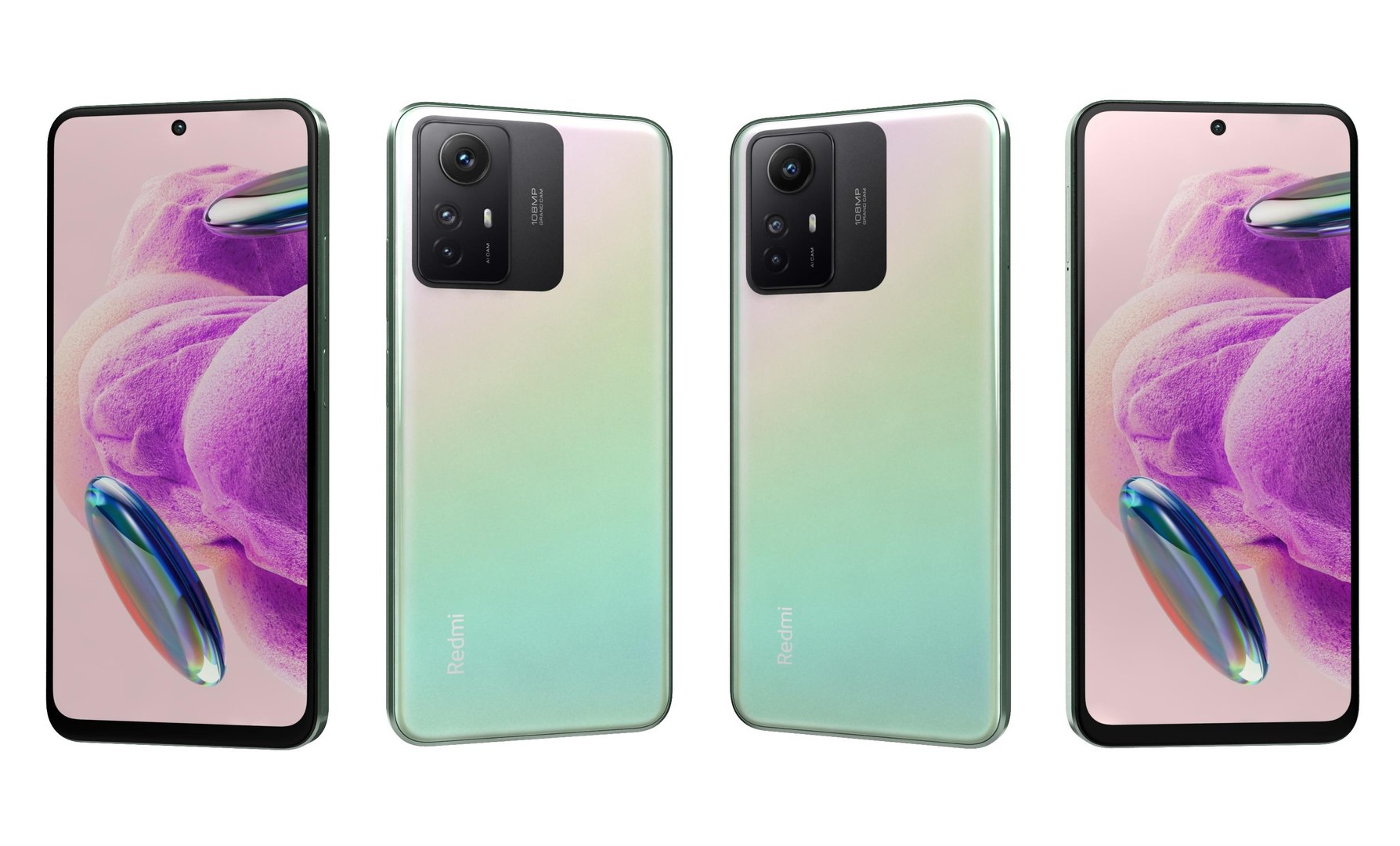 Xiaomi Redmi Note 12S Green 3D Model - TurboSquid 2064685