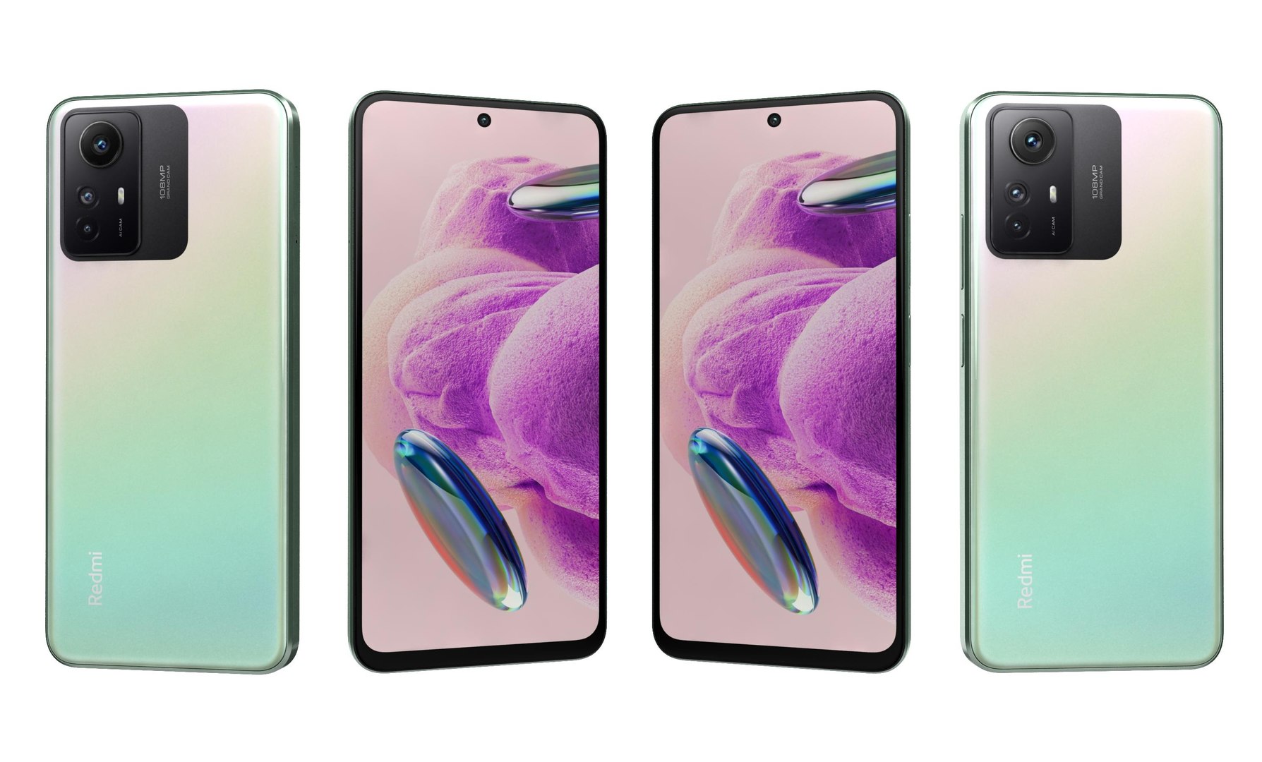 Xiaomi Redmi Note 12S Green 3D Model - TurboSquid 2064685