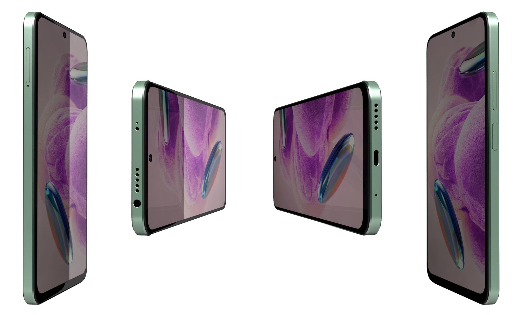 Xiaomi Redmi Note 12S Green 3D Model - TurboSquid 2064685