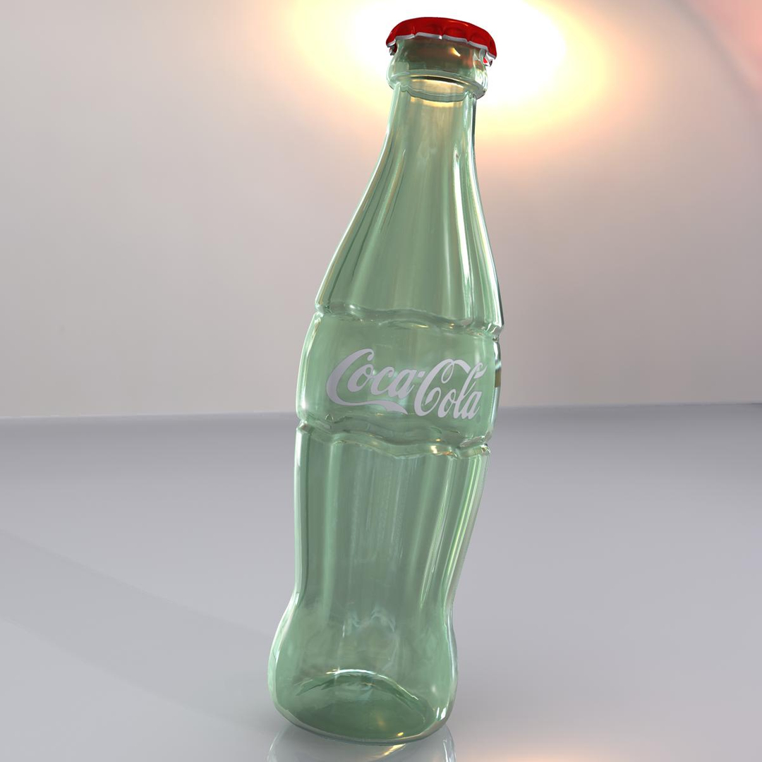Iconic Cola Bottle 3d Model