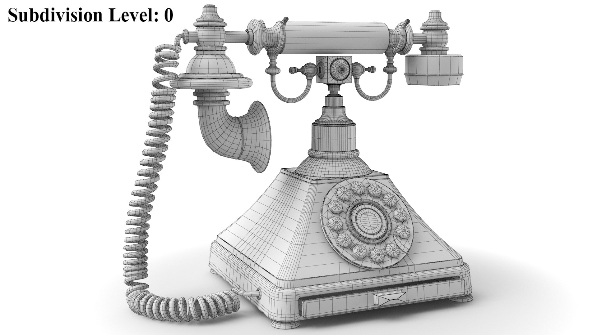 3D Model Real Rotary Phone - TurboSquid 1577463