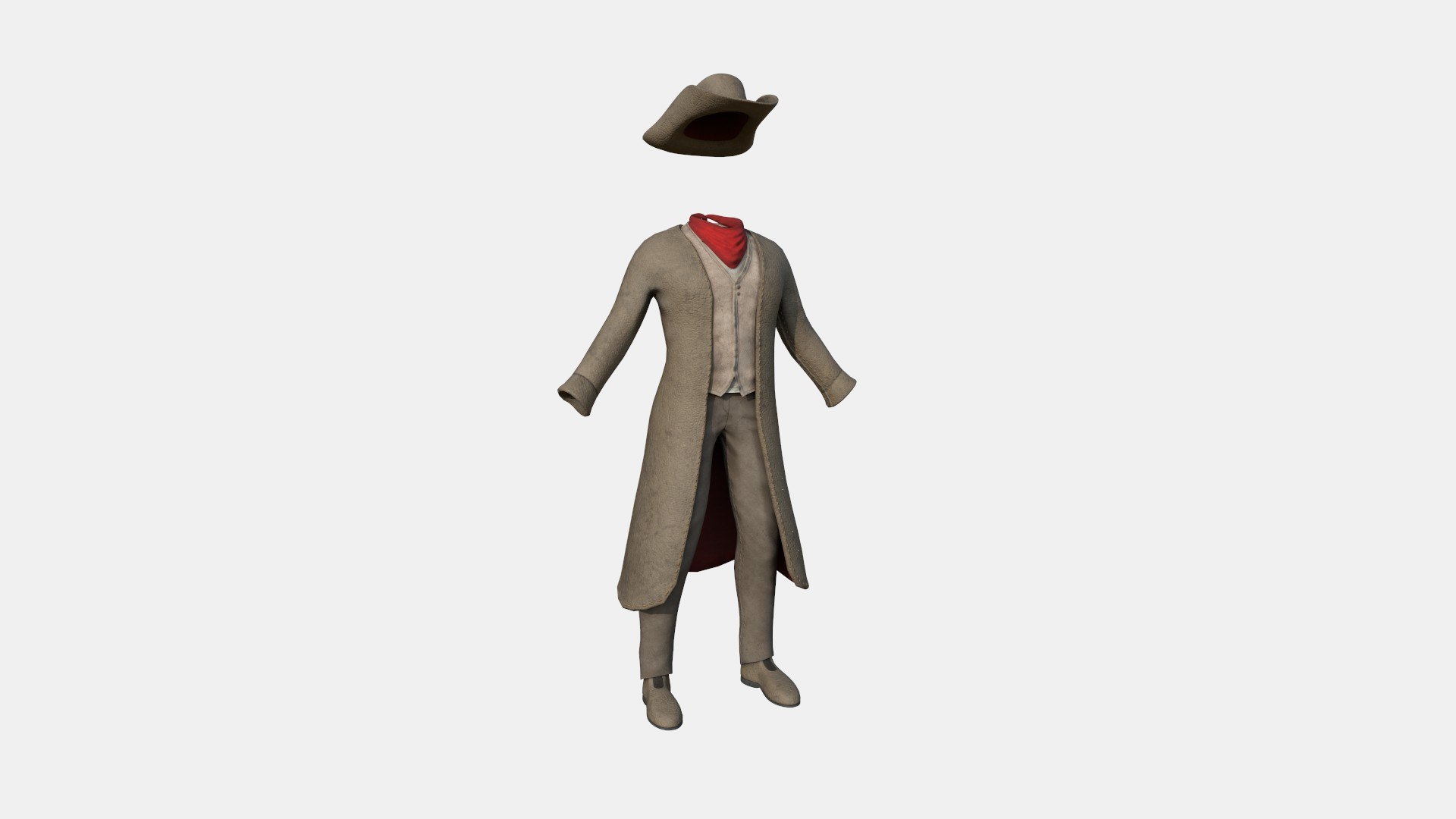 3D Cowboy Outfit A03 - Character Fashion Design - TurboSquid 1865560