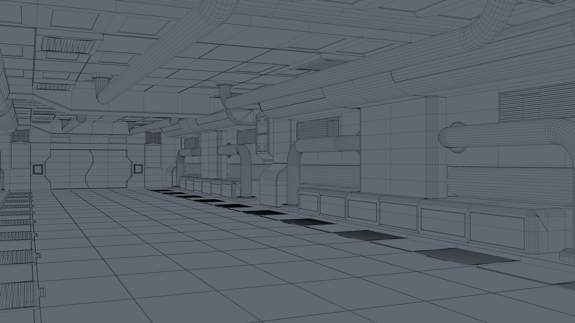 3D Sci Fi Room Model - TurboSquid 2520077