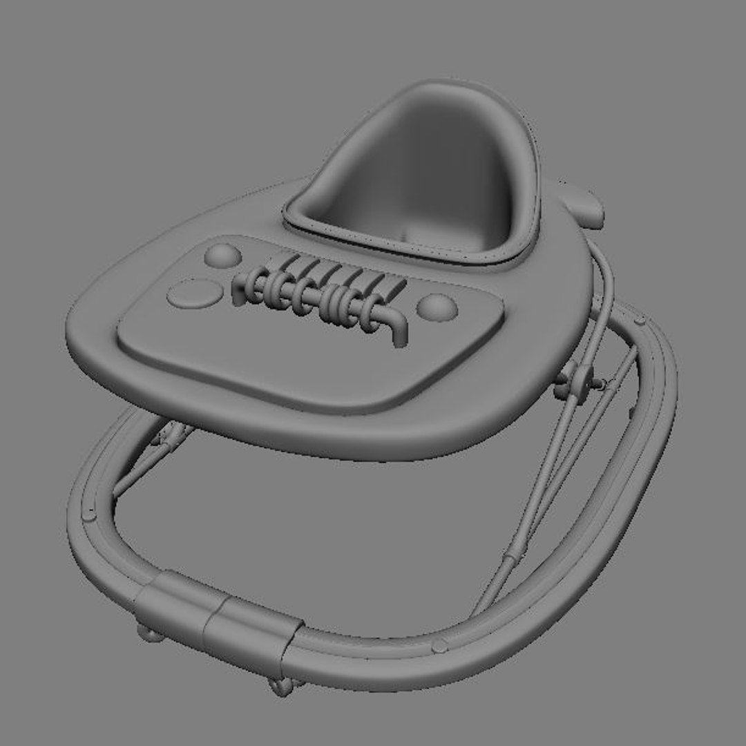 3D Baby Walker Boy Girl Model - TurboSquid 1205035