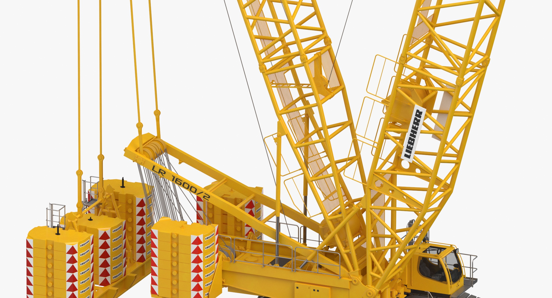 Liebherr lr 1600 2 3D model - TurboSquid 1710993