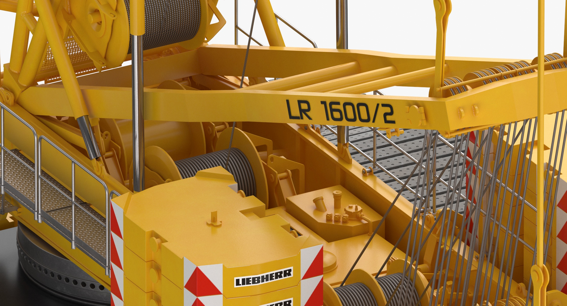 Liebherr lr 1600 2 3D model - TurboSquid 1710993