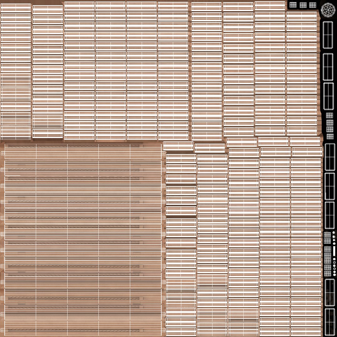 Privacy Screen Panel Brown 3D Model - TurboSquid 1712993