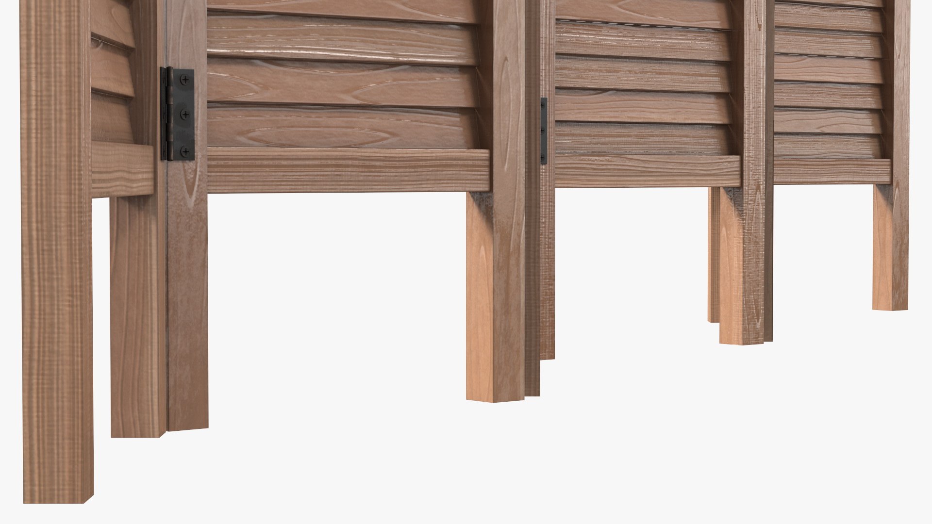 Privacy Screen Panel Brown 3D Model - TurboSquid 1712993