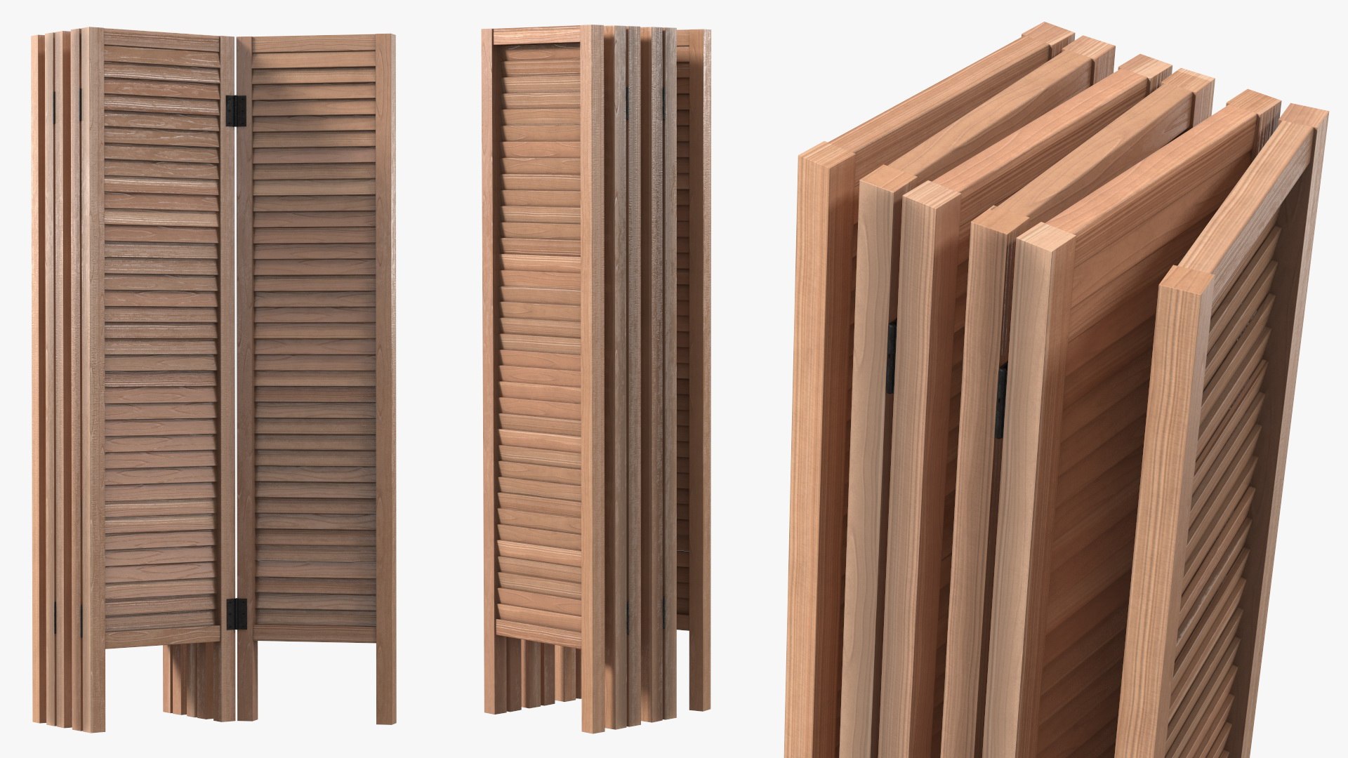 Privacy Screen Panel Brown 3D Model - TurboSquid 1712993