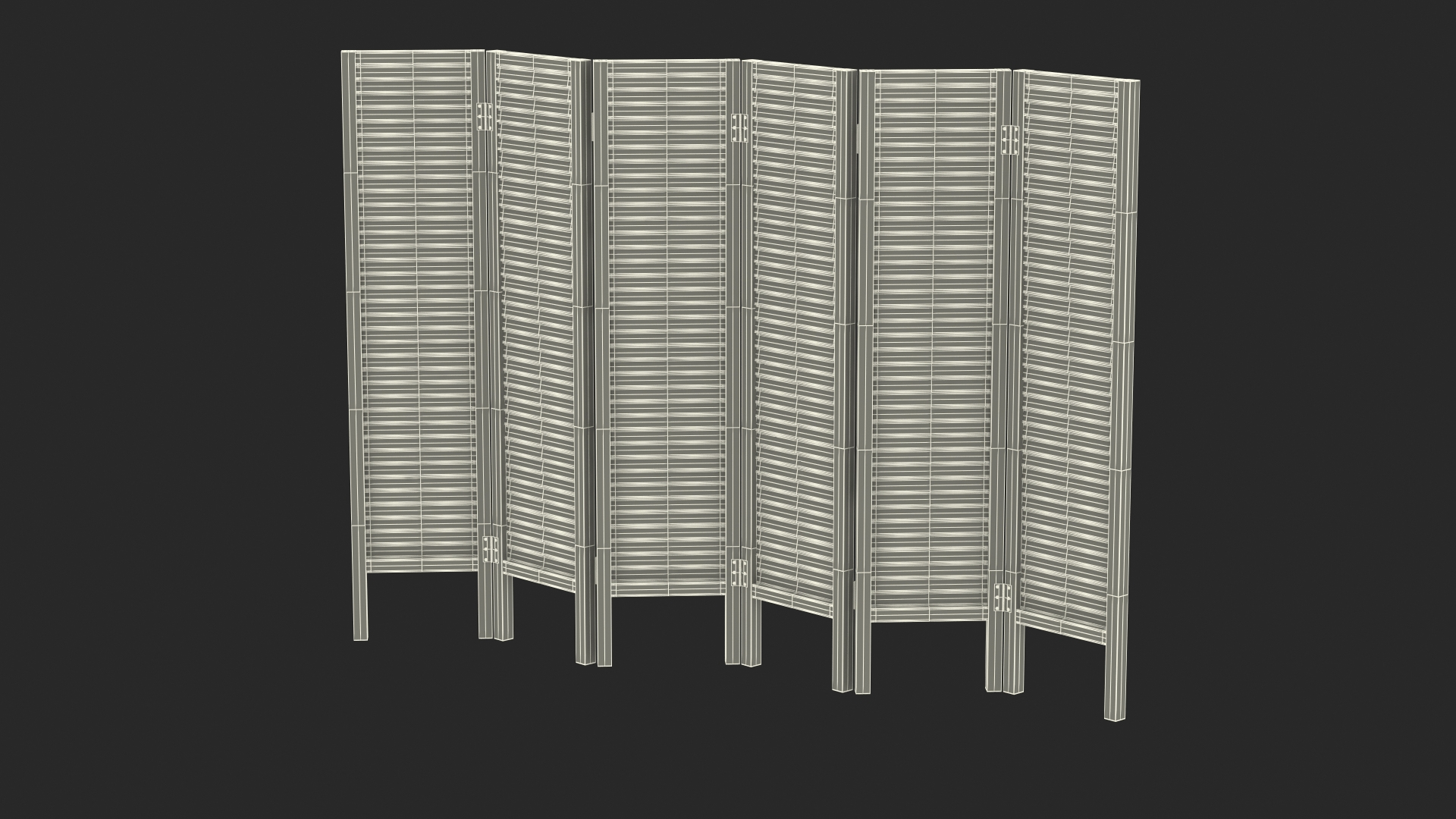 Privacy Screen Panel Brown 3D Model - TurboSquid 1712993