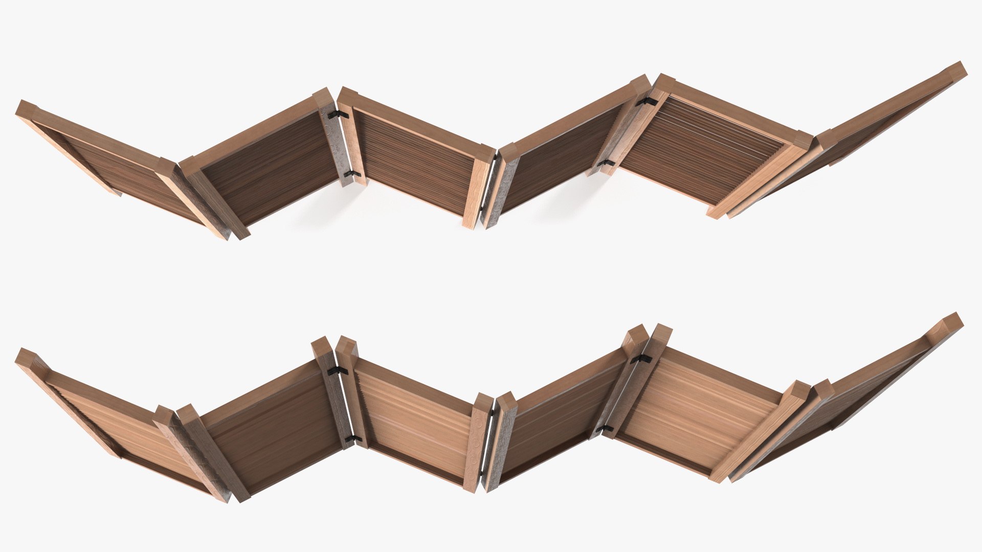 Privacy Screen Panel Brown 3D Model - TurboSquid 1712993