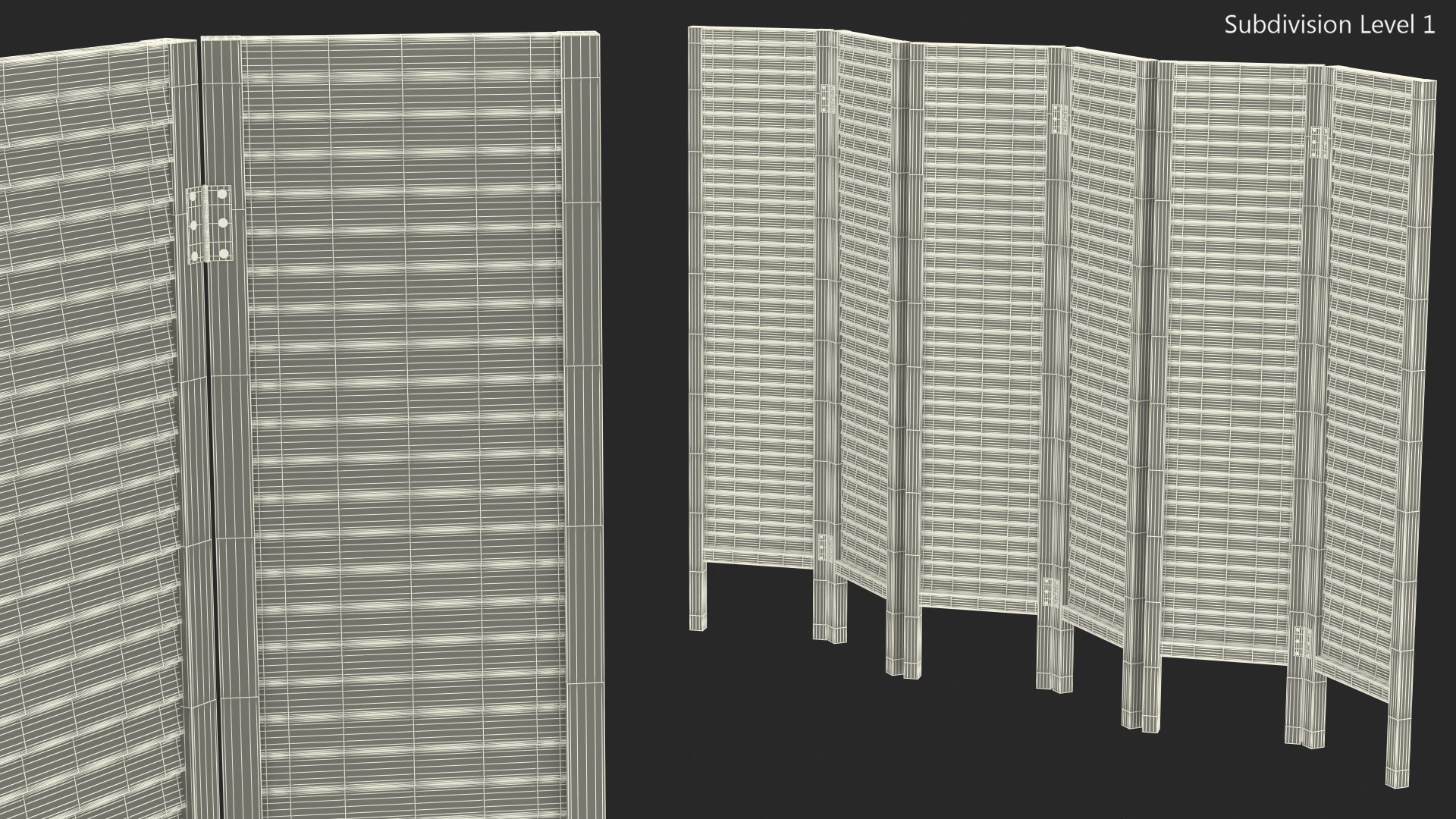 Privacy Screen Panel Brown 3D Model - TurboSquid 1712993