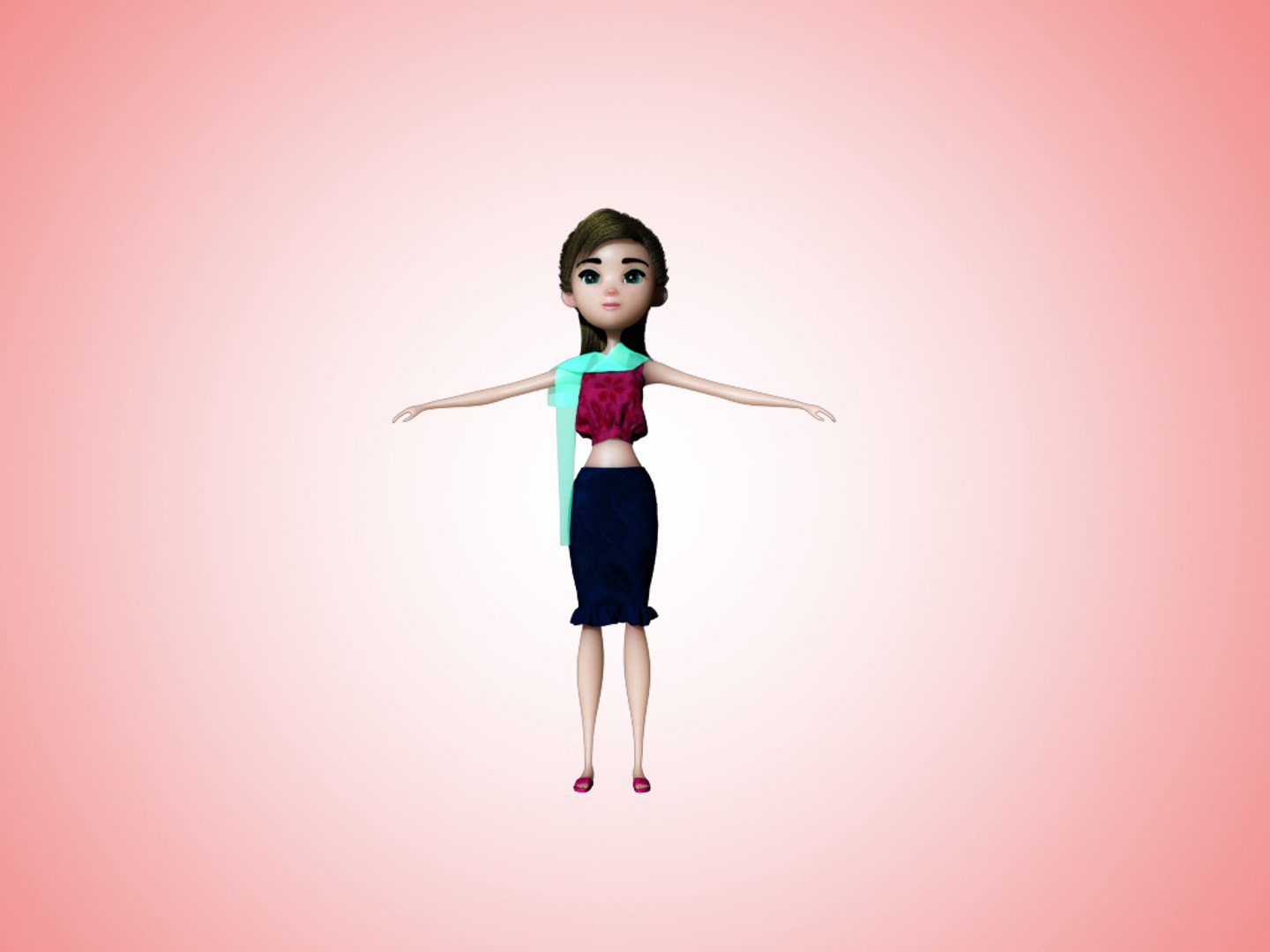 Ma Ara Character Cartoon