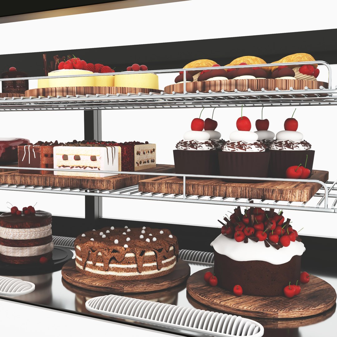 3D Cakes Display LB17 - TurboSquid 2049418