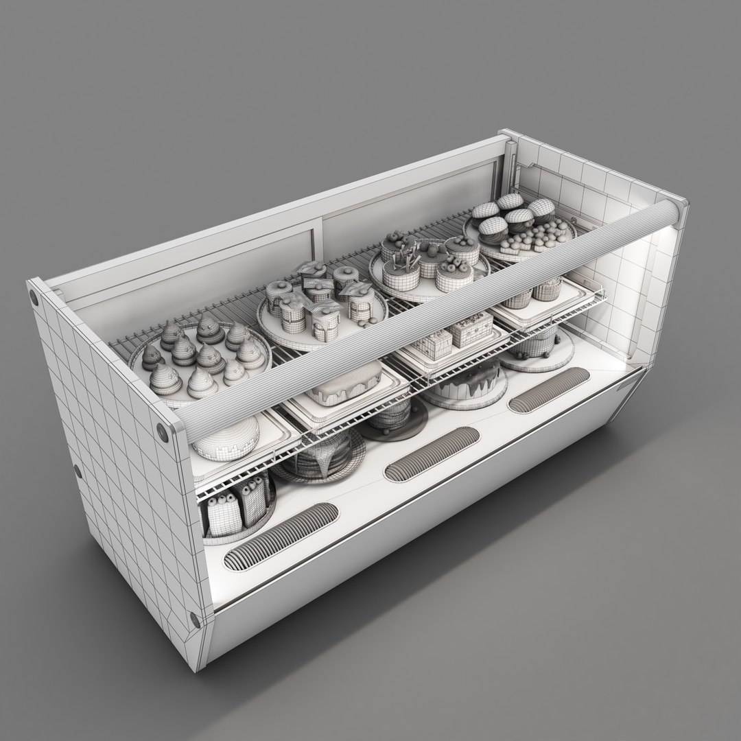 3D Cakes Display LB17 - TurboSquid 2049418