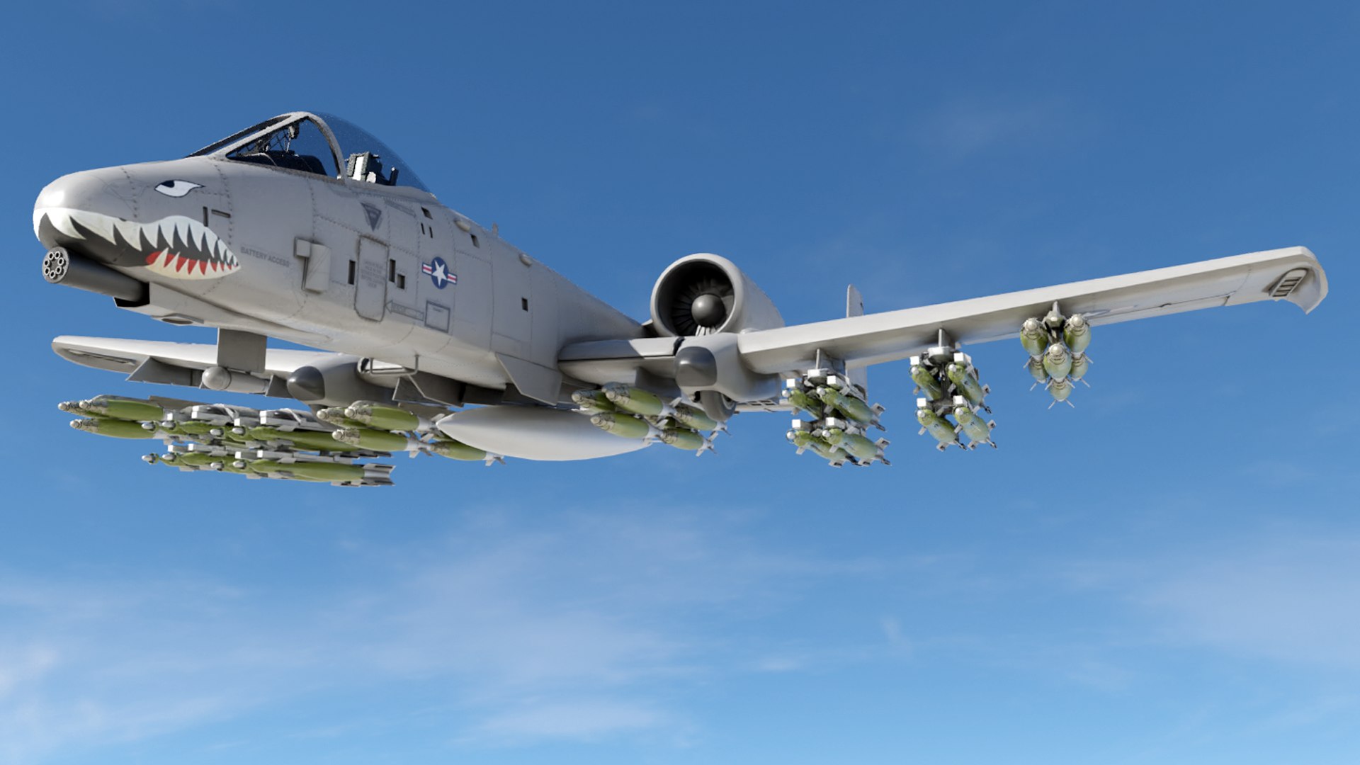 A-10 Tankbuster Model - TurboSquid 2204009