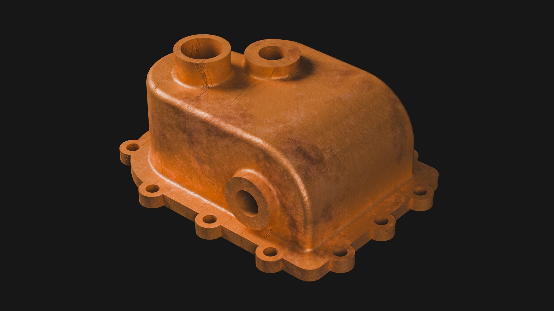 Building Blocks Kit Casted Parts Hard Surface COPPER V9 Model ...