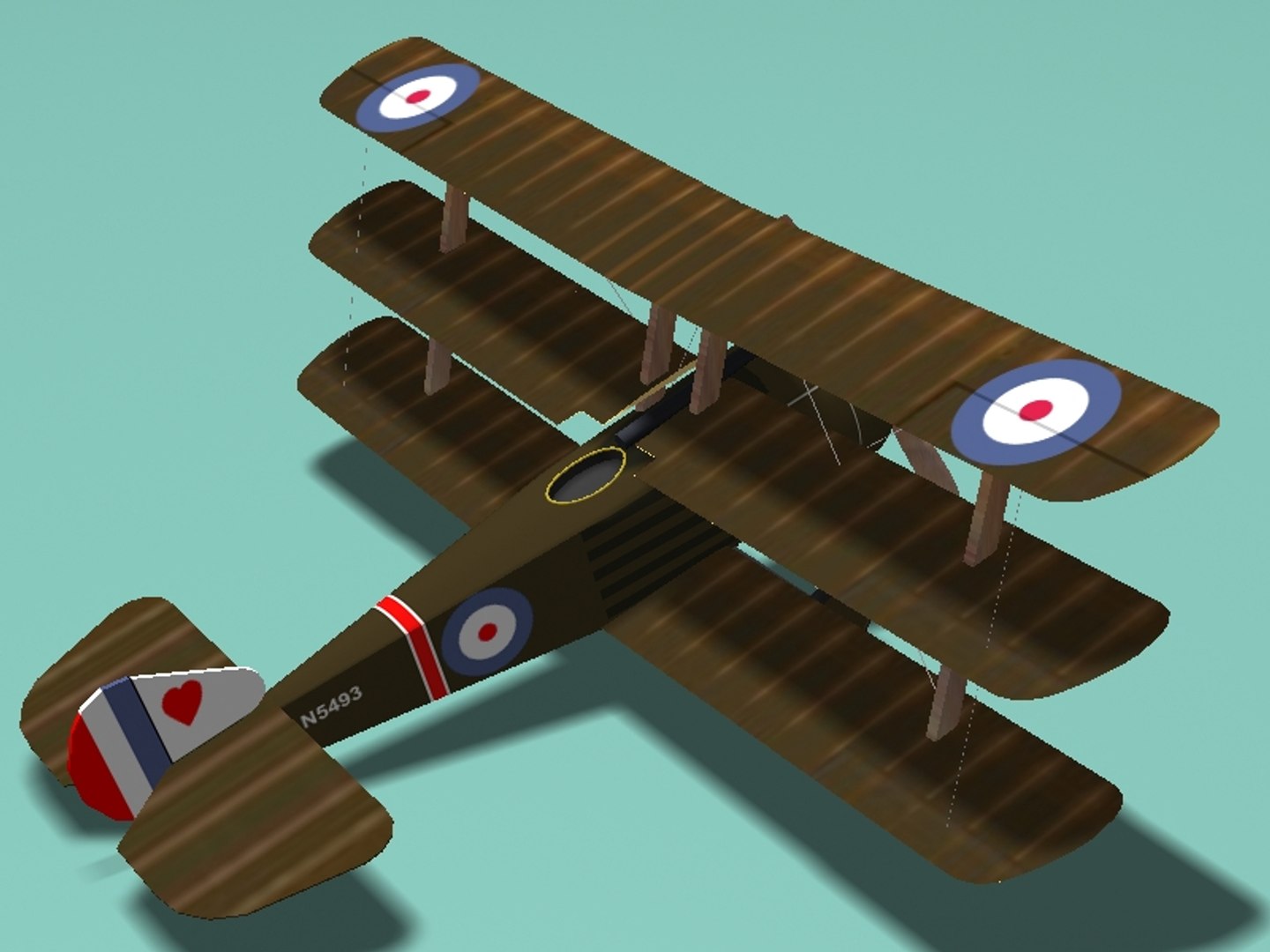 3ds Sopwith Triplane Fighter