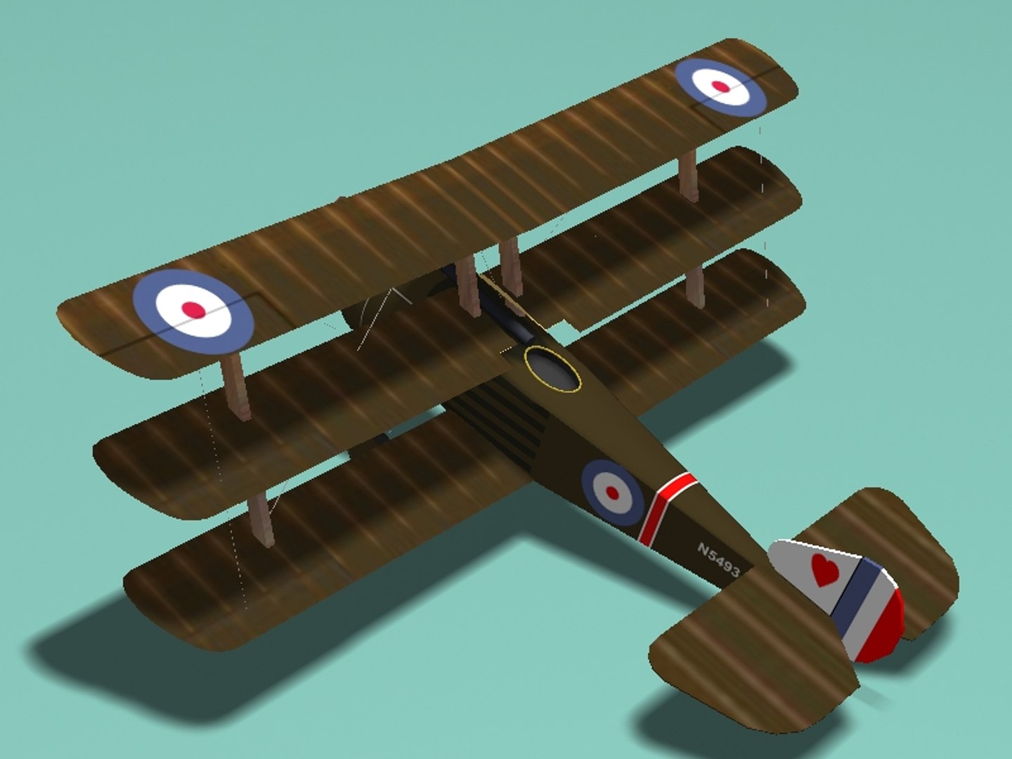 3ds Sopwith Triplane Fighter
