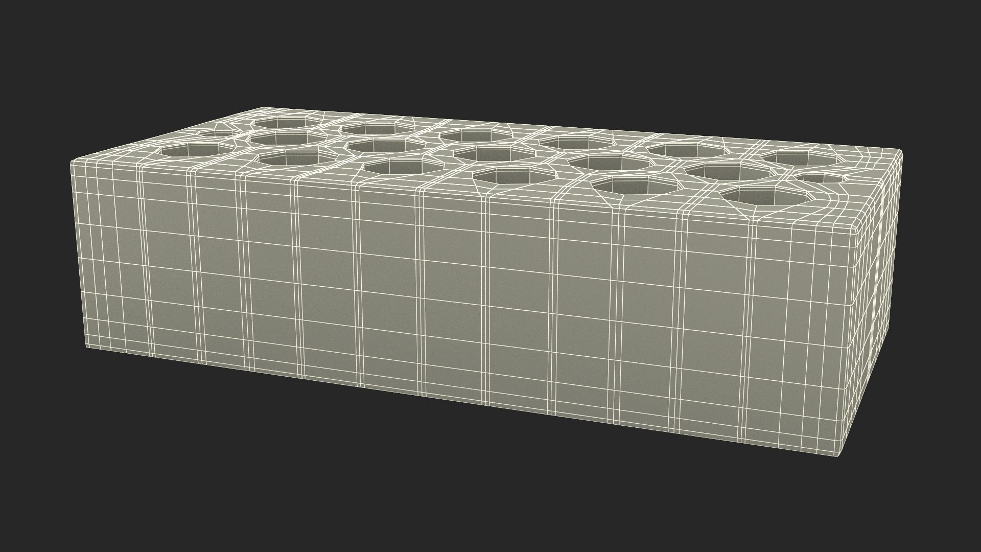3D Hollow Ochre Calcium Silicate Block Model - TurboSquid 2145491