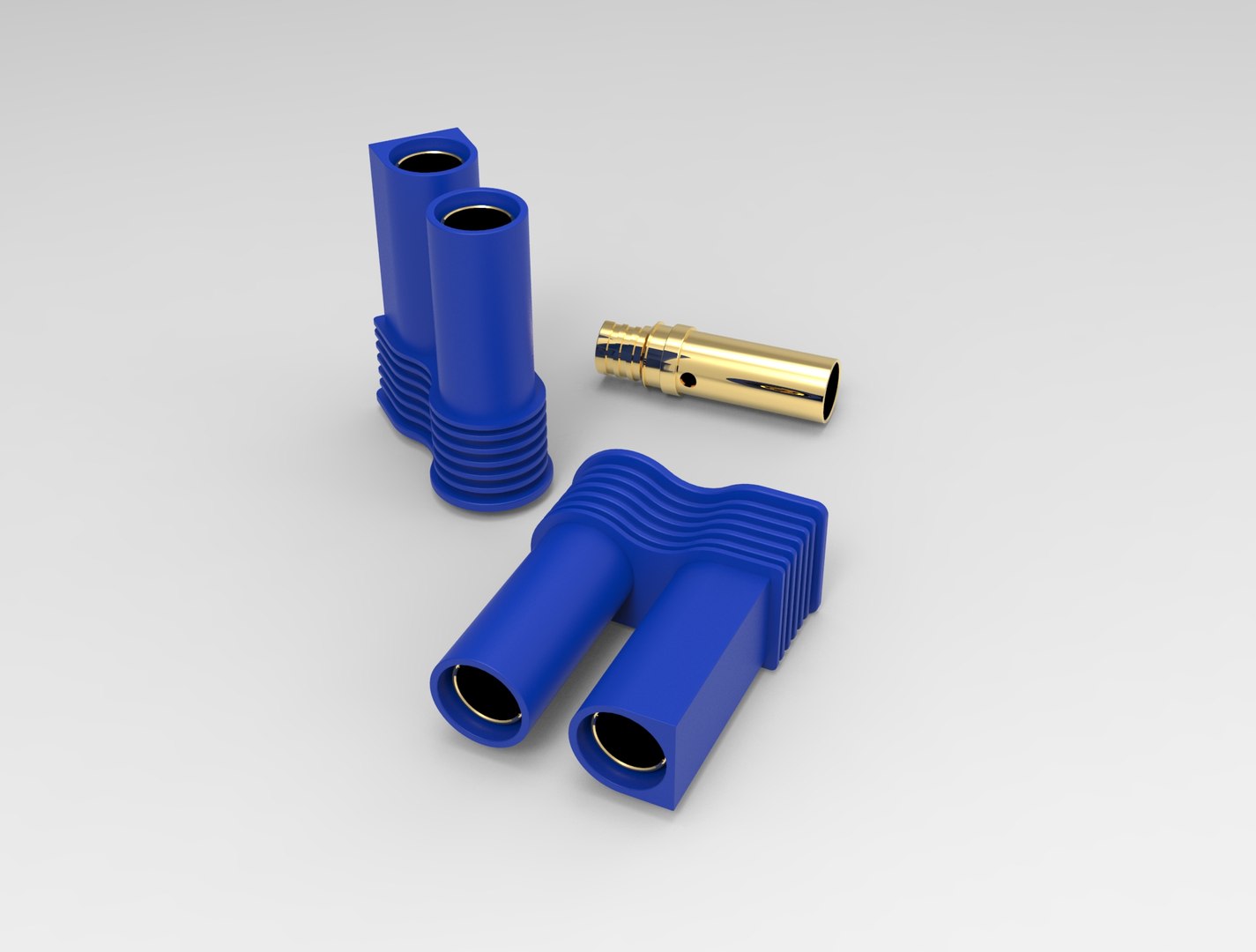 EC5 Female Connector 3D Model - TurboSquid 1828517