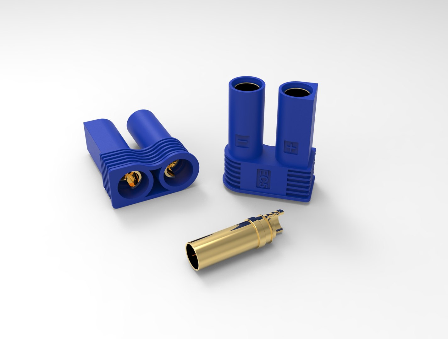 EC5 Female Connector 3D Model - TurboSquid 1828517