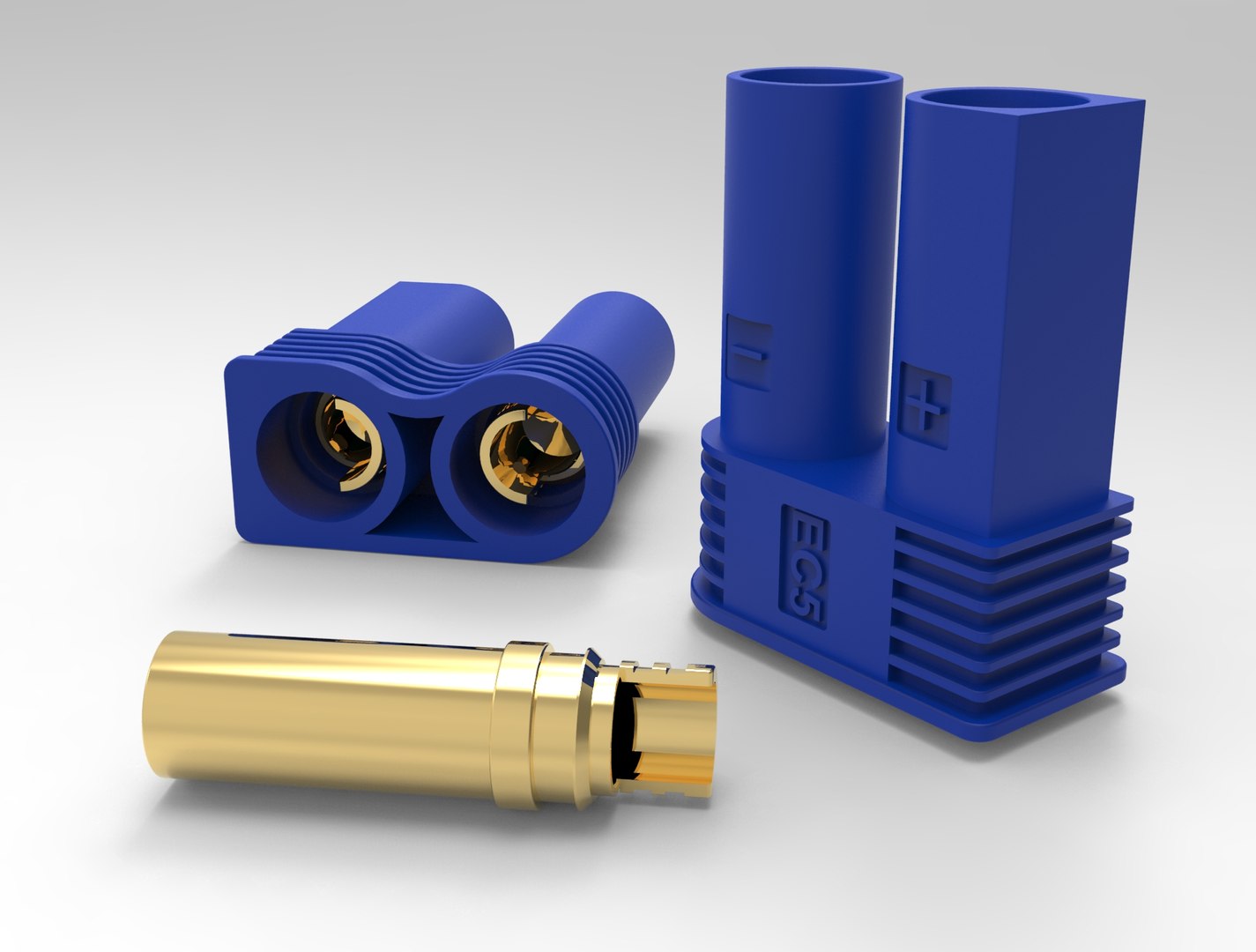 EC5 Female Connector 3D Model - TurboSquid 1828517