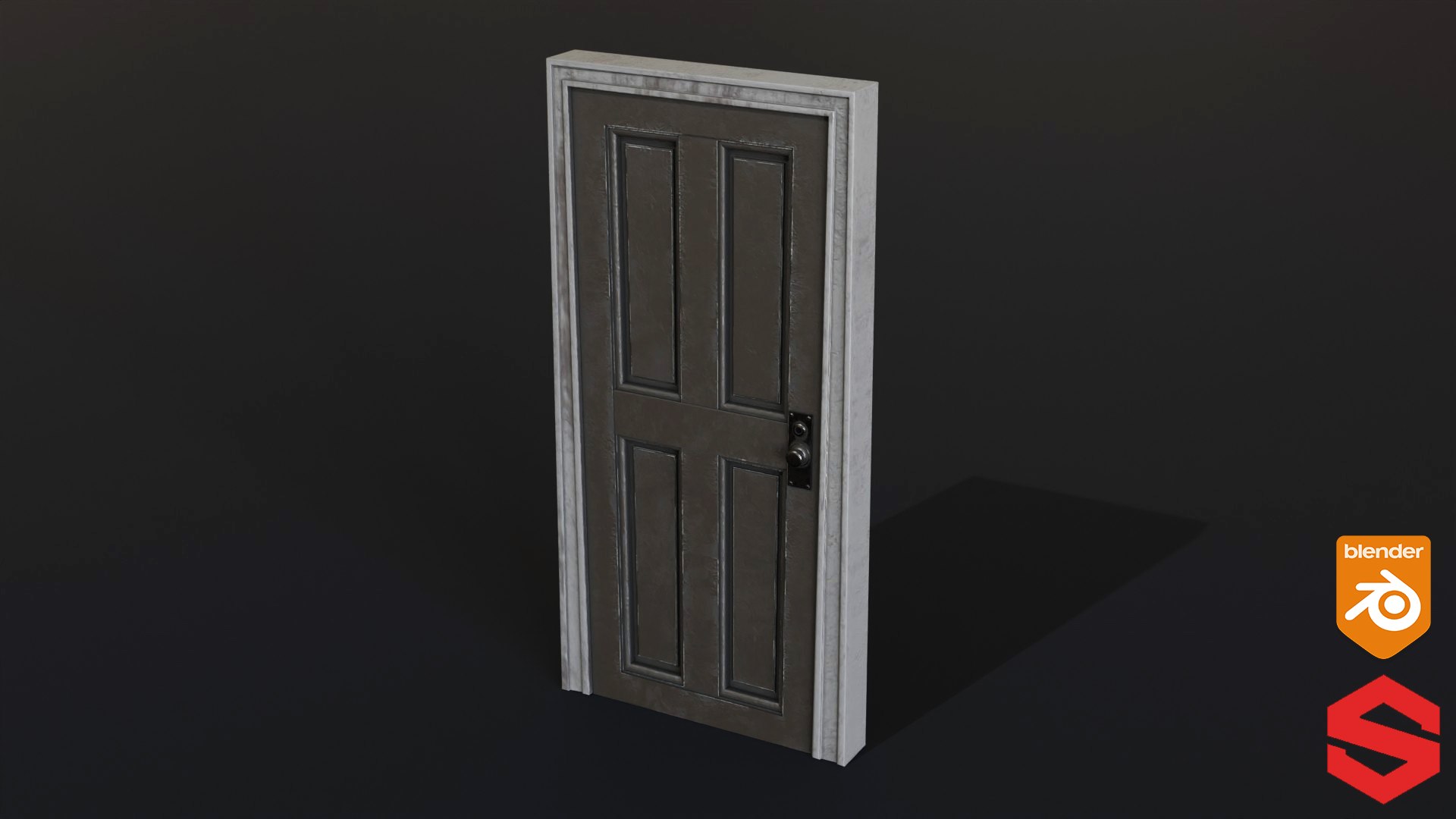 3D Interior Old Door 3d Model - TurboSquid 2096522