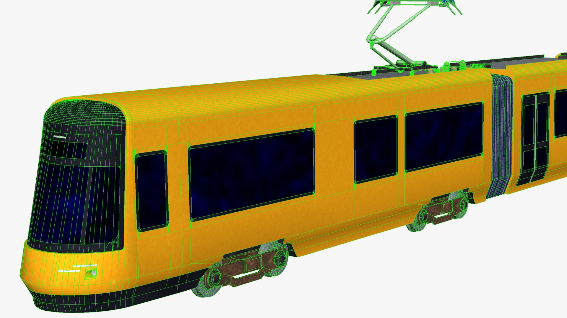 Alstom Ngt Dxdd Electric Tram Dresden Model - TurboSquid 1899757