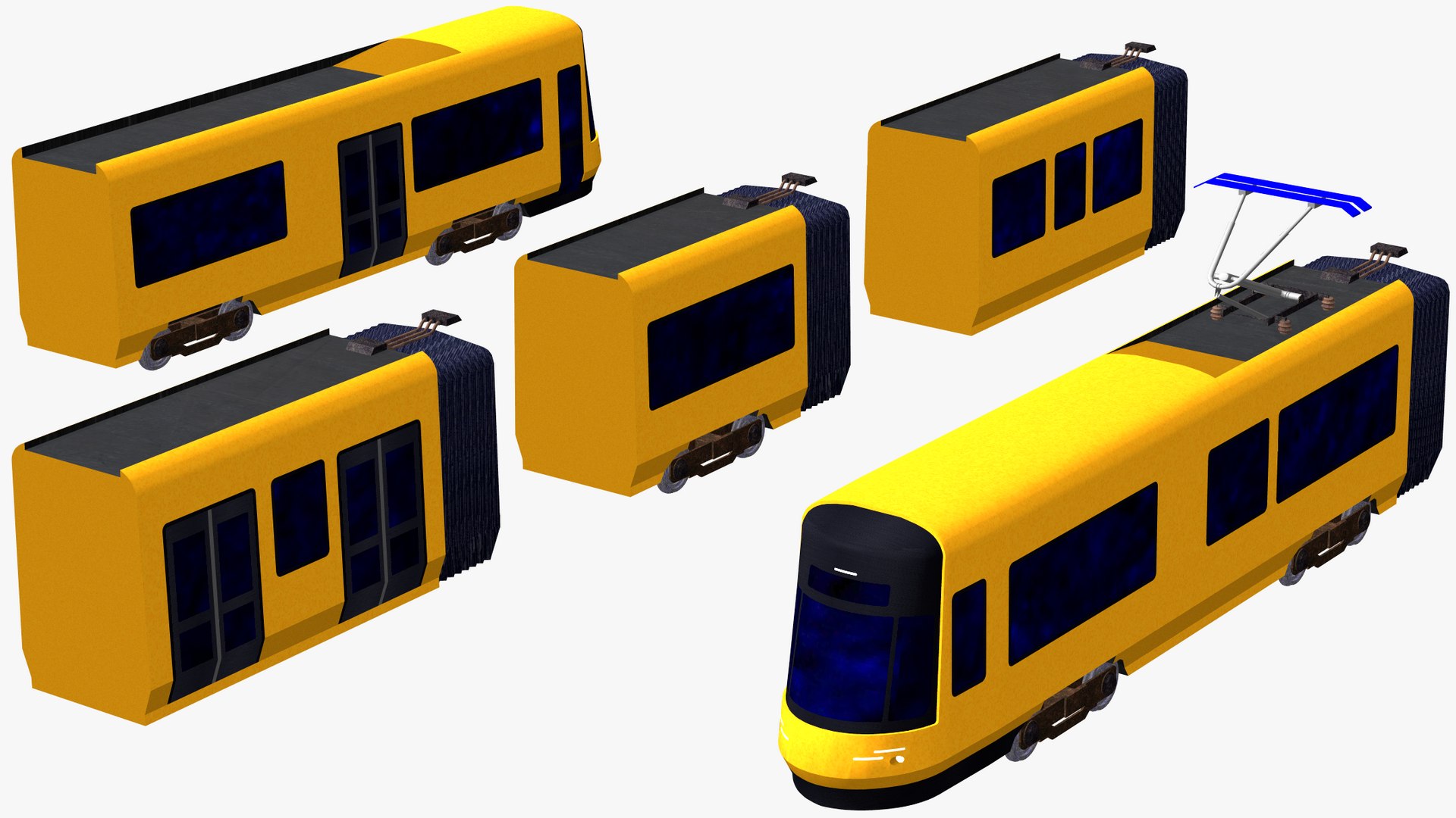 Alstom Ngt Dxdd Electric Tram Dresden Model - TurboSquid 1899757