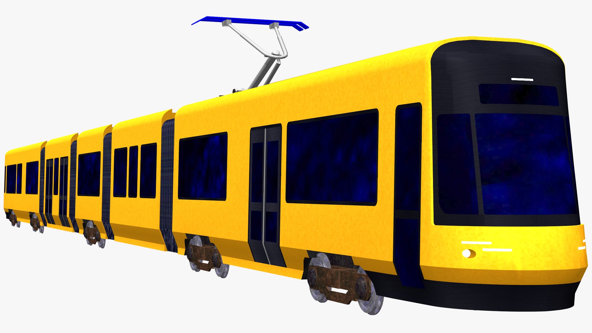 Alstom Ngt Dxdd Electric Tram Dresden Model - TurboSquid 1899757