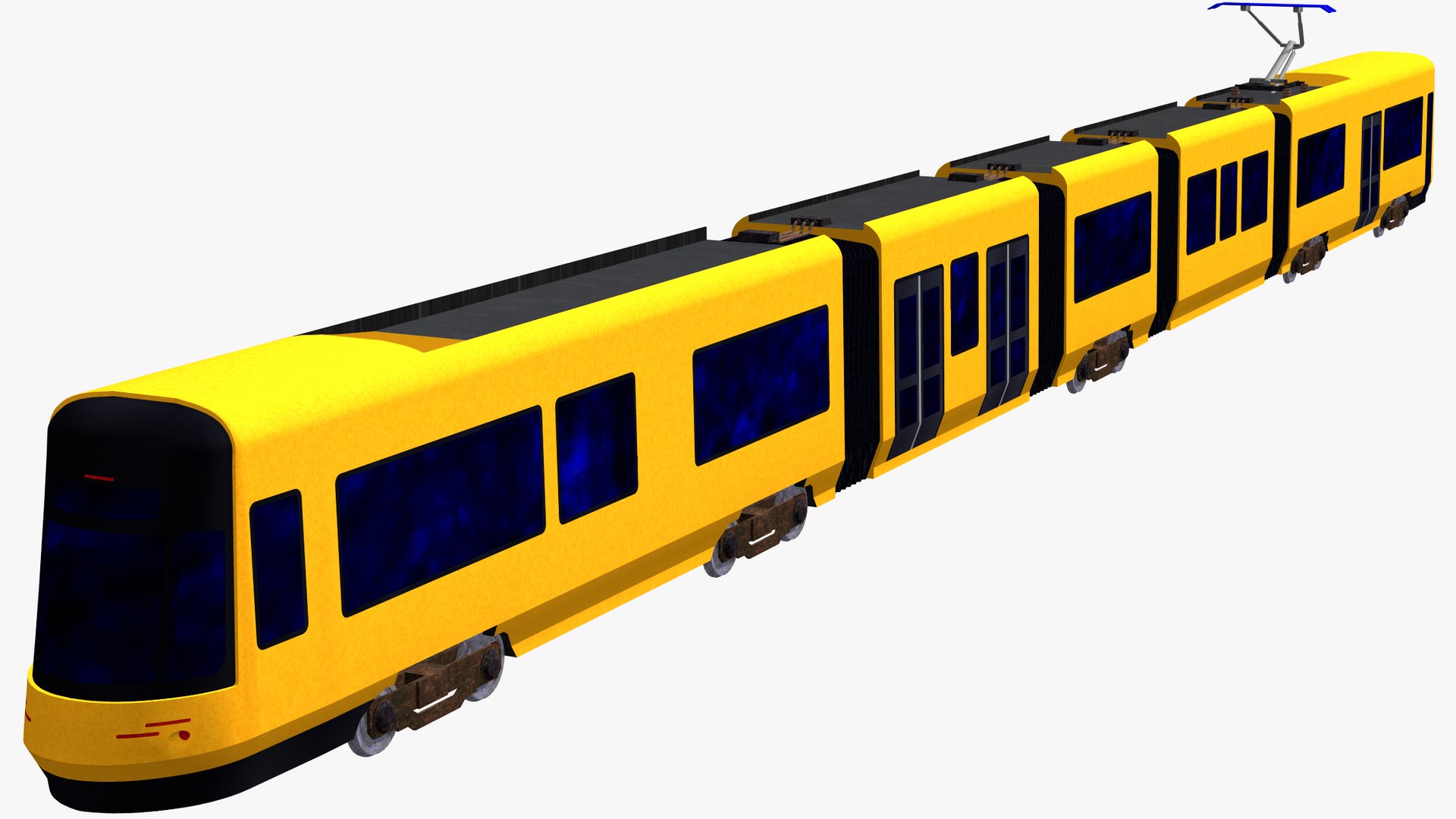 Alstom Ngt Dxdd Electric Tram Dresden Model - TurboSquid 1899757