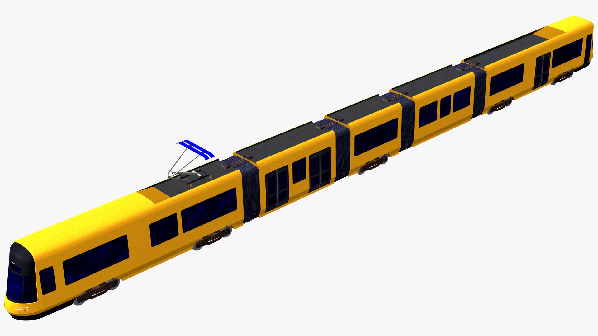 Alstom Ngt Dxdd Electric Tram Dresden Model - TurboSquid 1899757