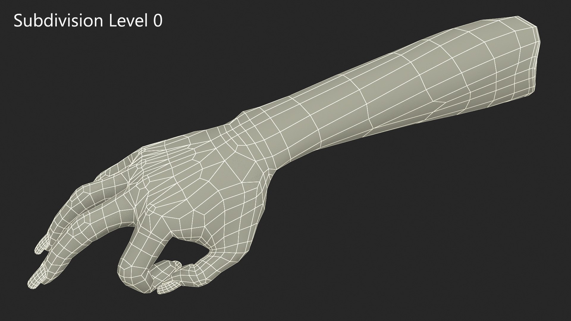 Brown Skinned Woman Hand OK Pose 3D Model - TurboSquid 2169098