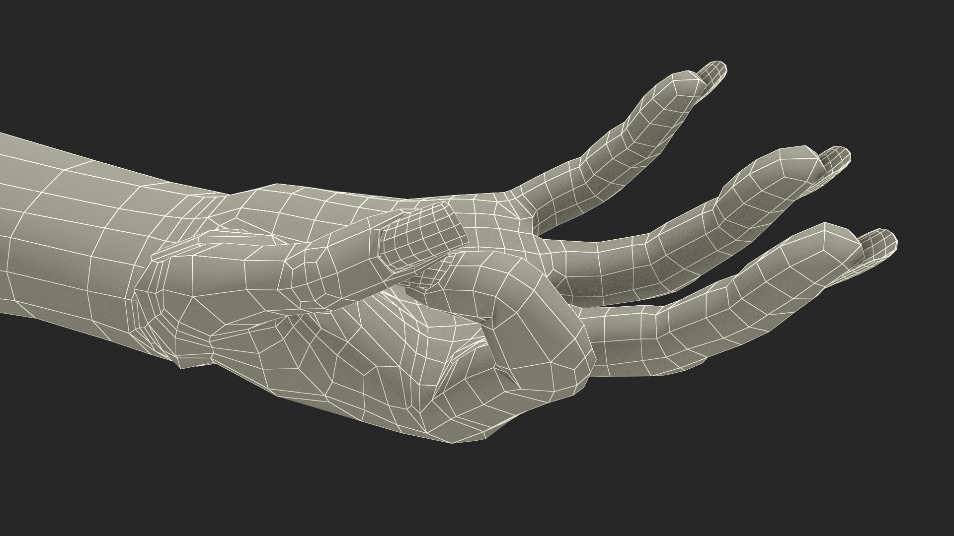 Brown Skinned Woman Hand OK Pose 3D Model - TurboSquid 2169098