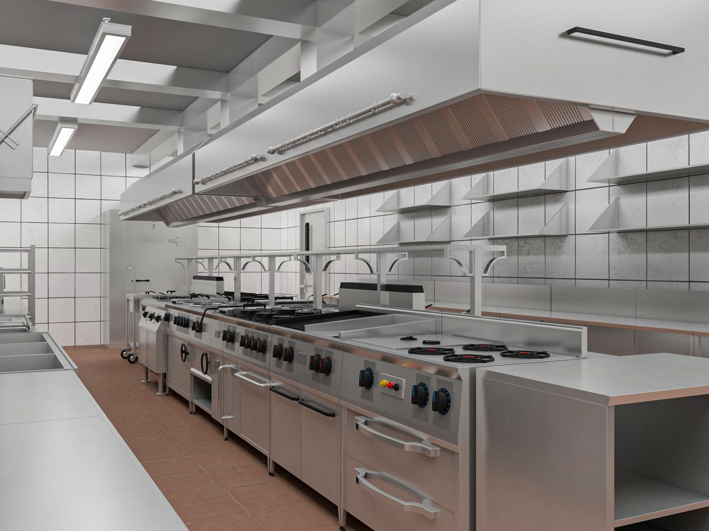 3D Commercial Kitchen 6 Model - TurboSquid 2094914