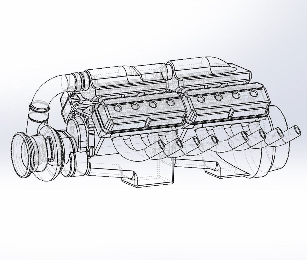 Diecast Engine 2 V8 Version 5 Scale 1 To 25 3D Model - TurboSquid 2090452