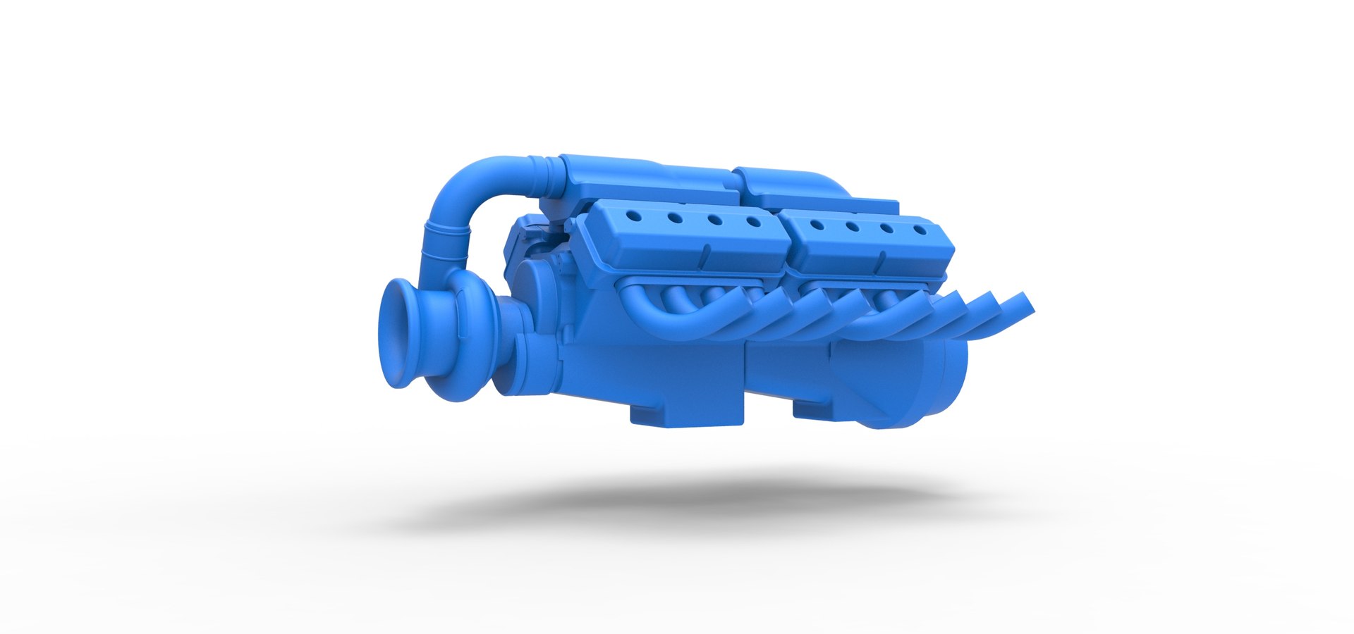 Diecast Engine 2 V8 Version 5 Scale 1 To 25 3D Model - TurboSquid 2090452