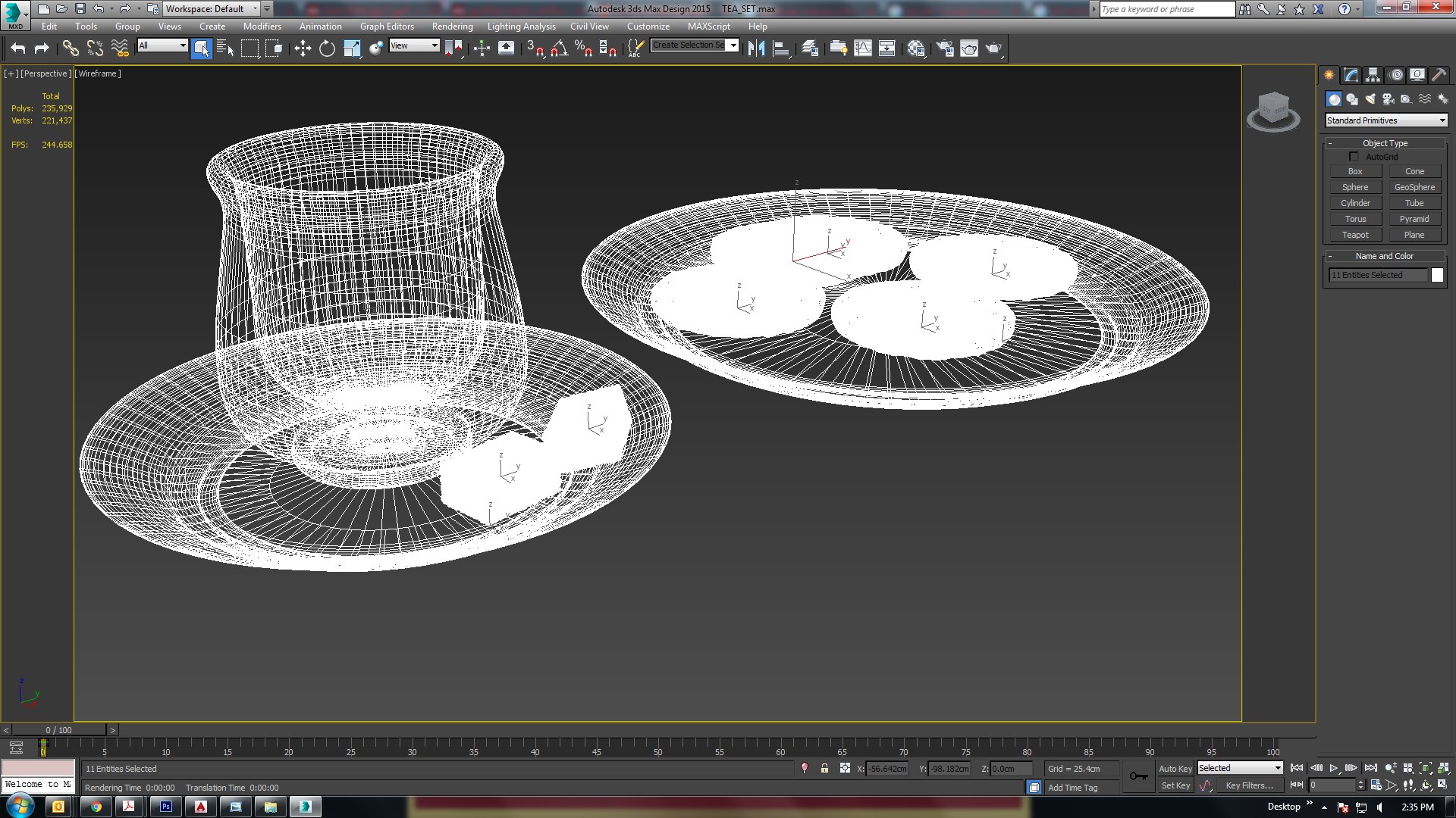 3D Tea Set - TurboSquid 1317405