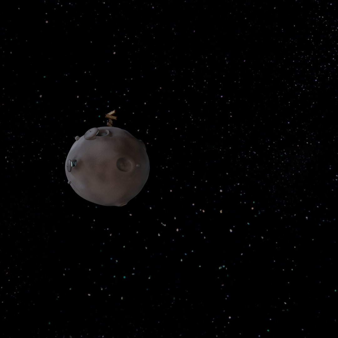 Mini Moon 3d Obj