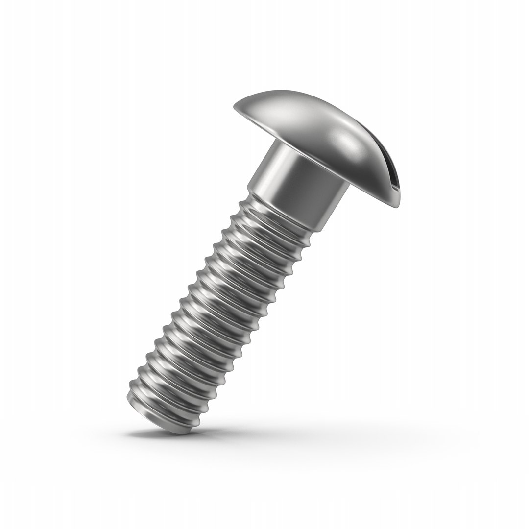3D Steel Bolt Model - TurboSquid 2129197