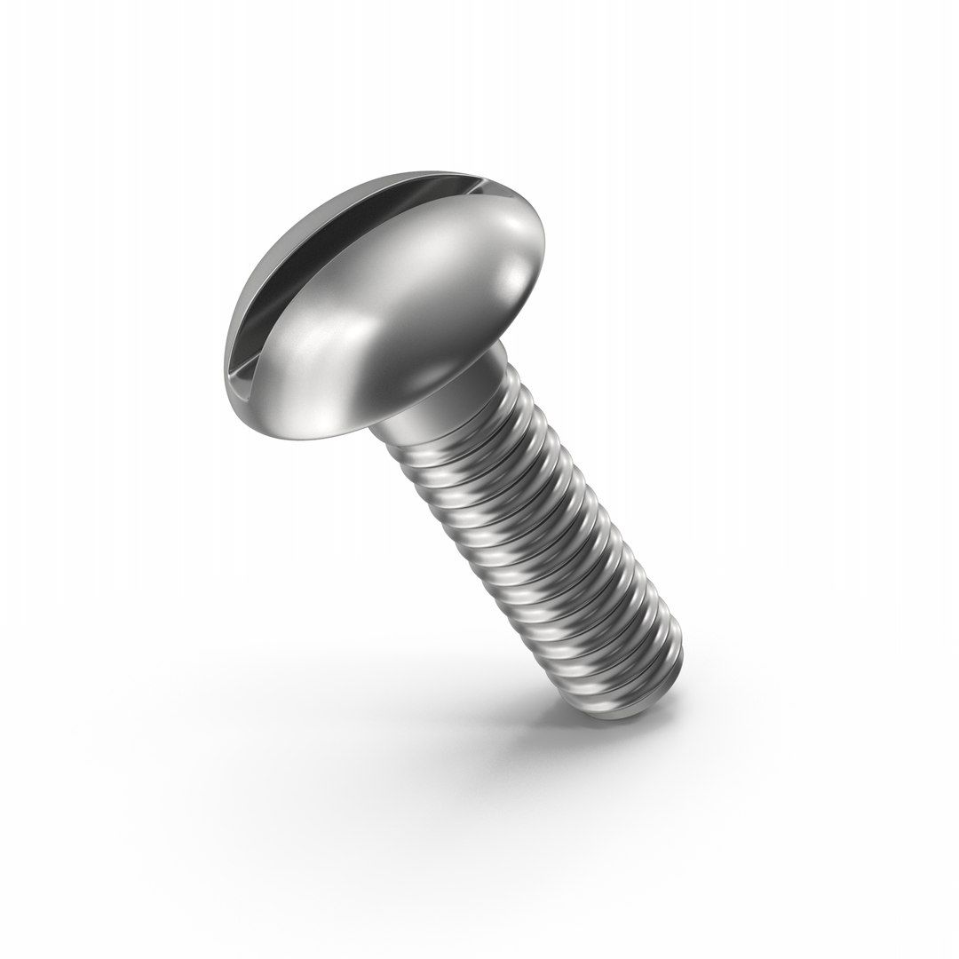 3D Steel Bolt Model - TurboSquid 2129197