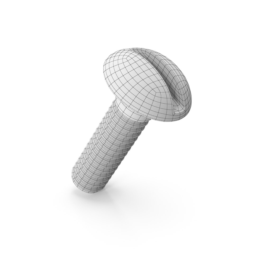 3D Steel Bolt Model - TurboSquid 2129197
