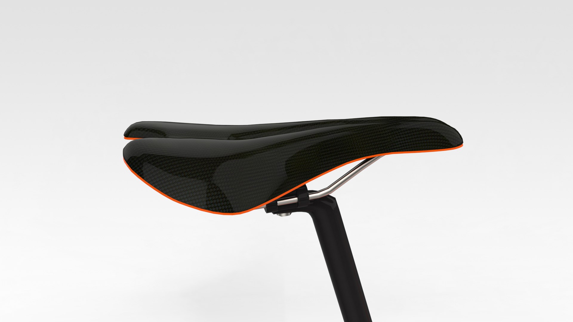 3D Racing Bicycle - Orange Model - TurboSquid 1837027