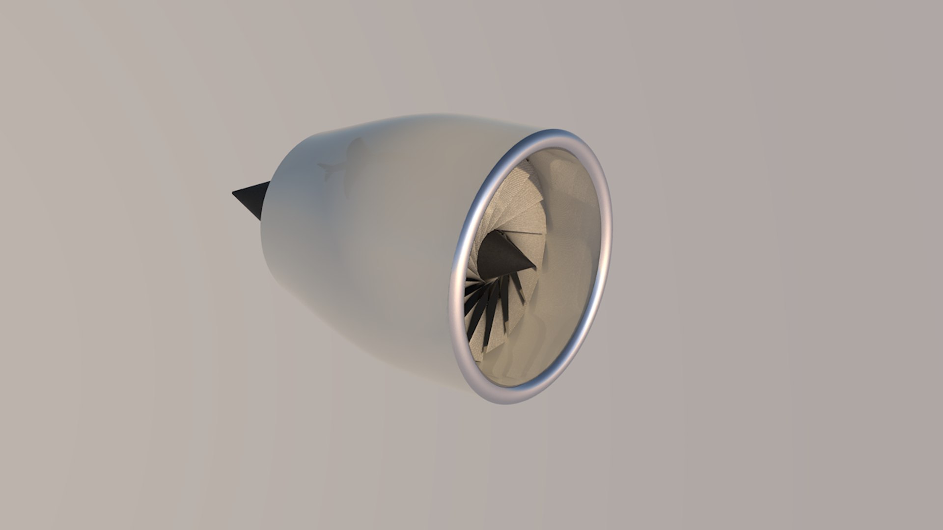 Simple Jet Engine 3d C4d