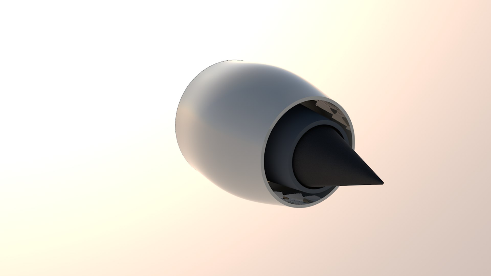 Simple Jet Engine 3d C4d
