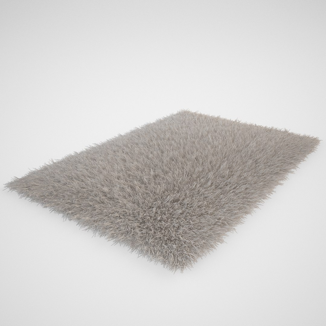 realistic carpet rug fur 3d max