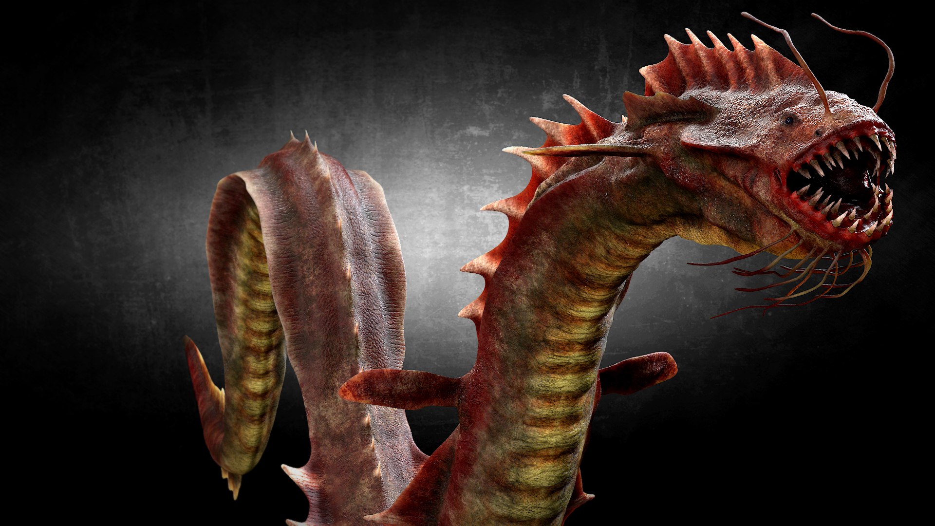 3D Leviathan Sea Monster Model - TurboSquid 2066679