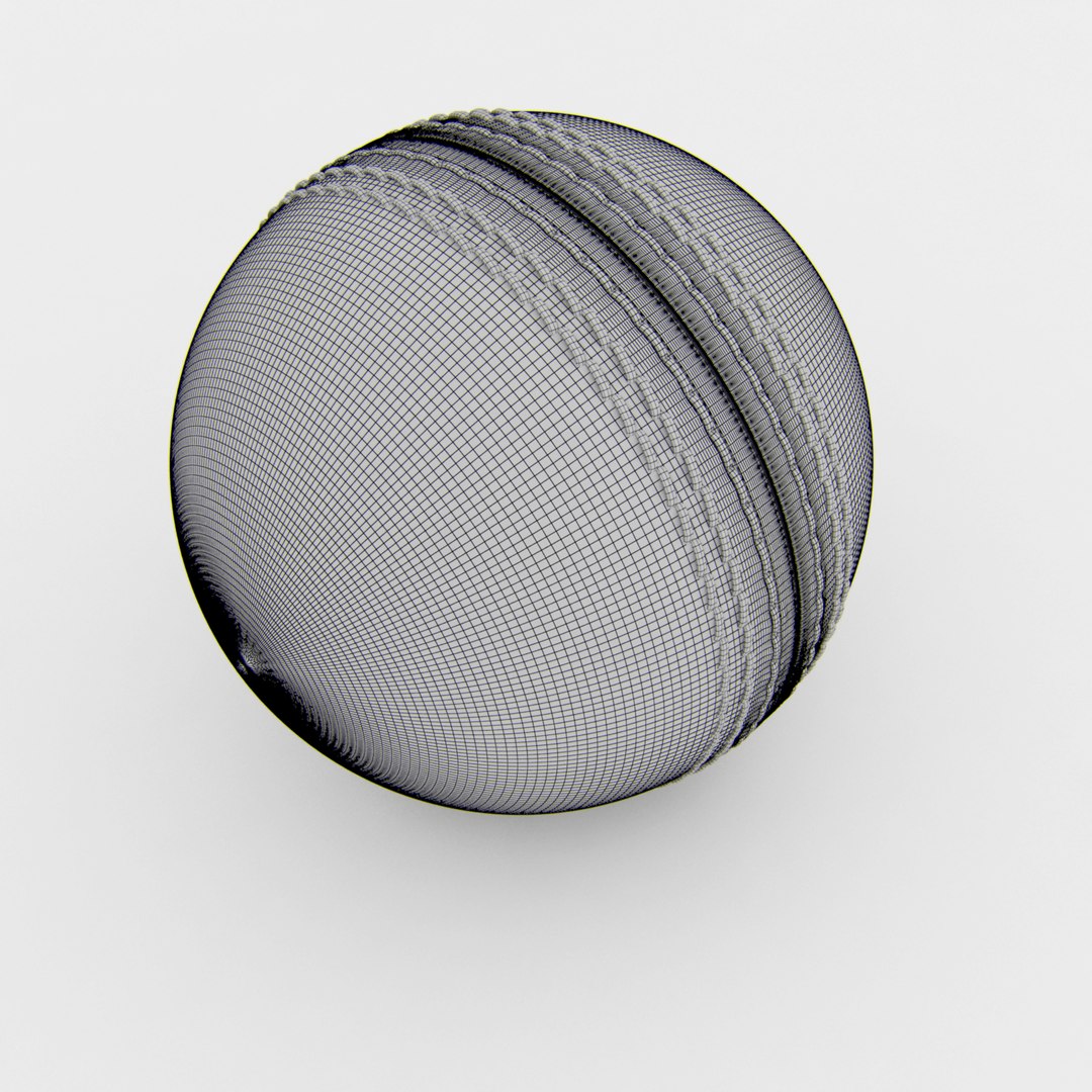 3d Cricket Ball Model